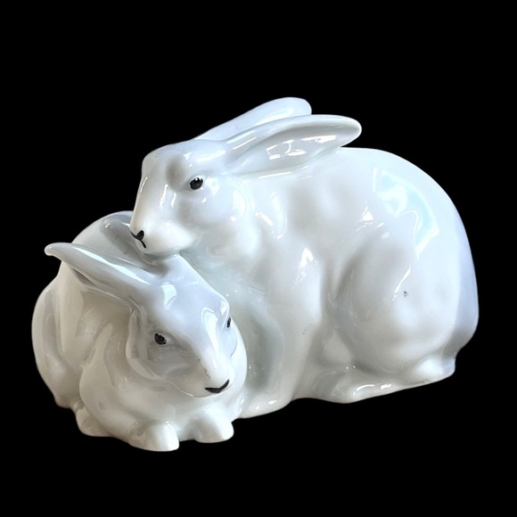 Accents | Vintage Porcelain Bunny Pair Lovely Figurine | Poshmark